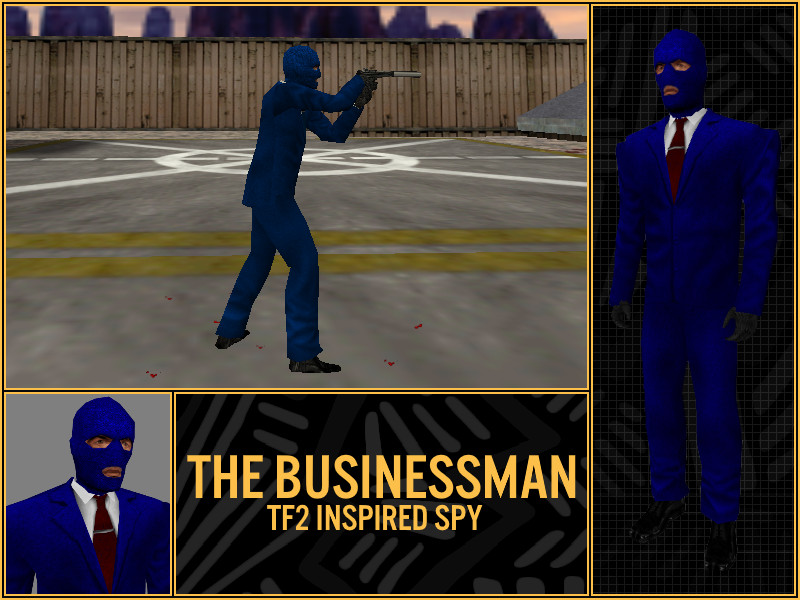 The Businessman - TF2 inspired Spy [Team Fortress Classic] [Mods]