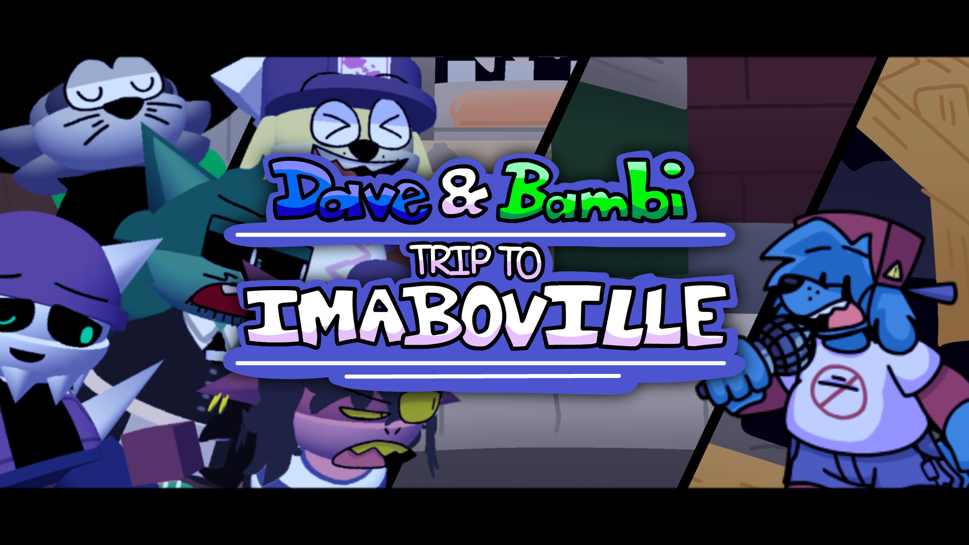 Dave and Bambi: Trip to Imaboville (V3) Mod for Friday Night Funkin ...