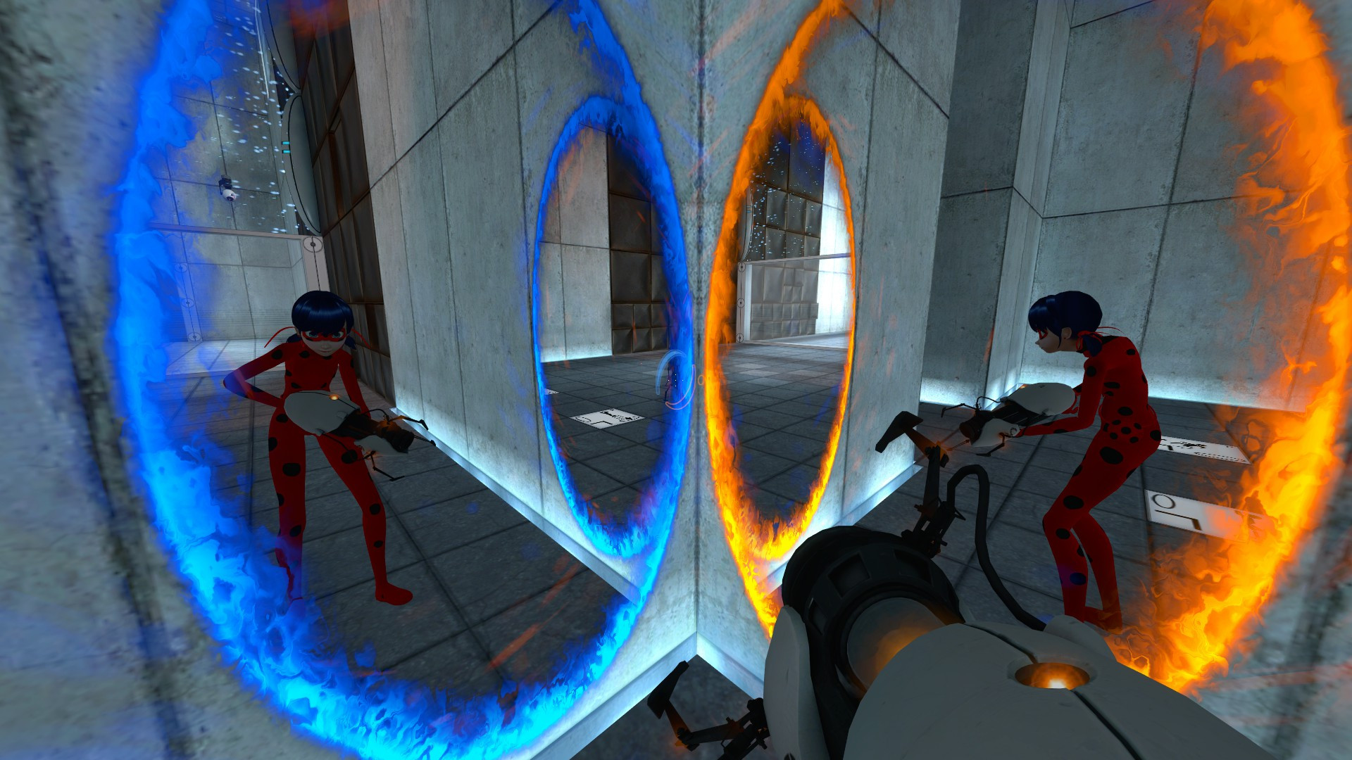 Miraculous Ladybug - Ladybug as chell Mod for Portal | PRTL Mods
