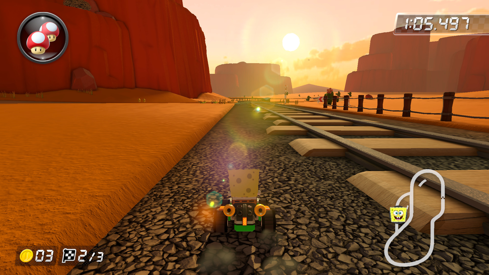 Original Kalimari Desert Mod for Mario Kart 8 Deluxe | MK8D Mods