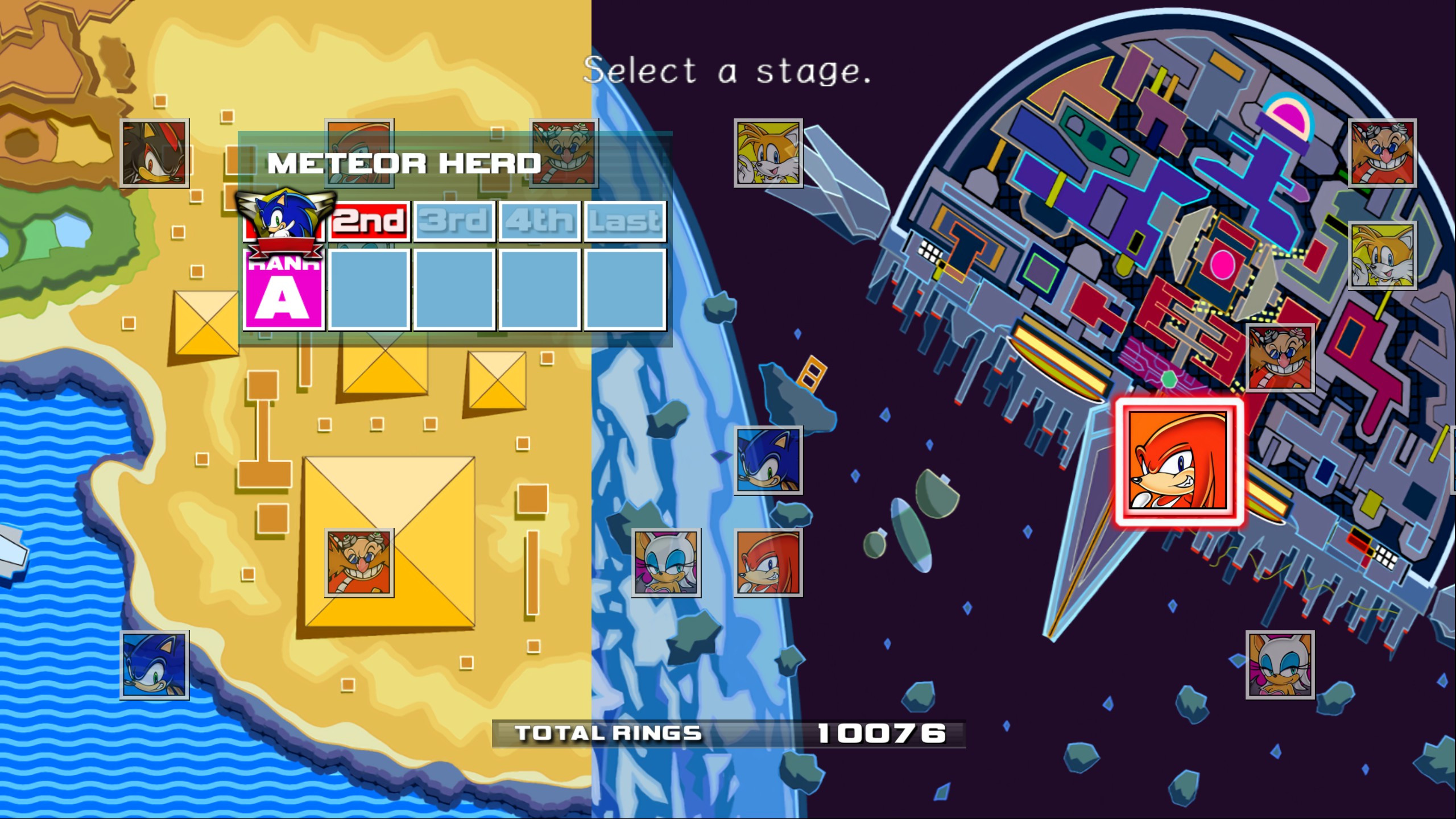 Unstretched Stage Select ARK Mod for Sonic Adventure 2 | SA2 Mods