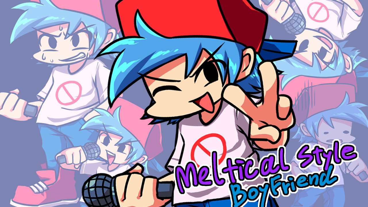 Meltical Style BF Mod for Friday Night Funkin' | FNF Mods