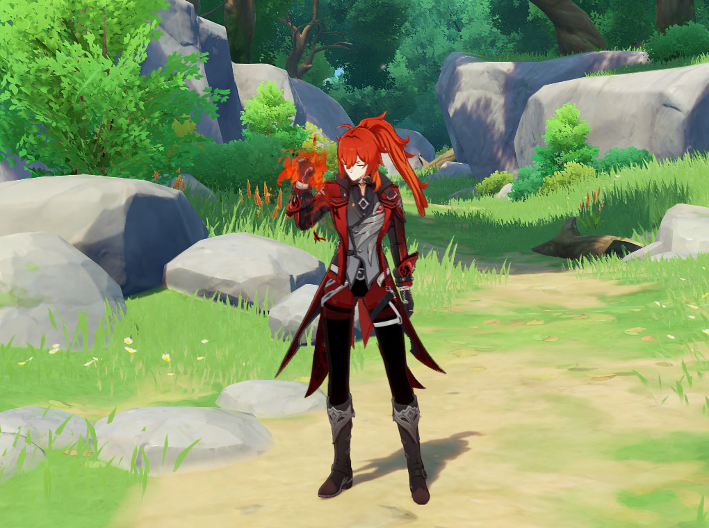 Female Diluc Mod for Genshin Impact | GI Mods