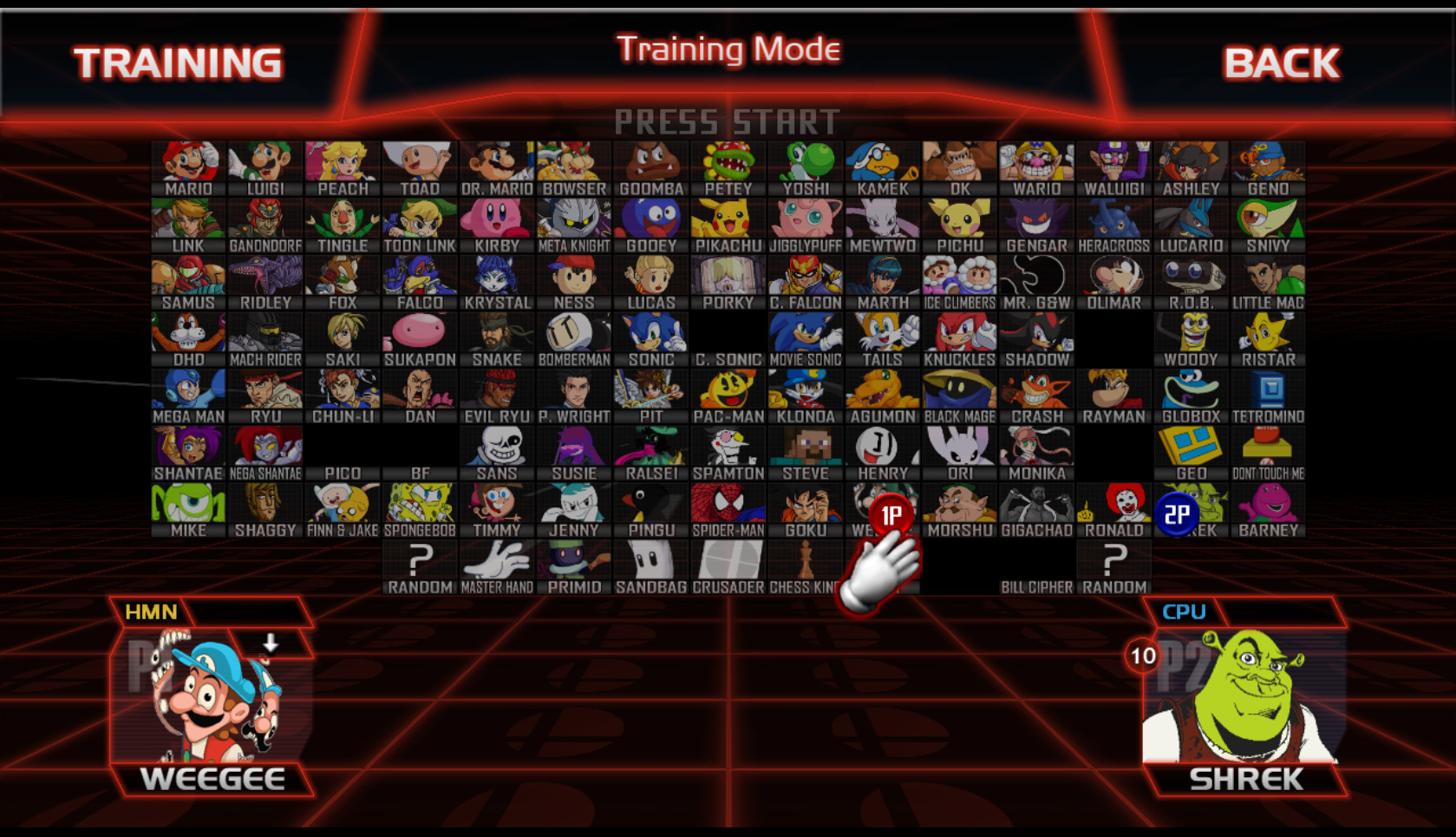 Uncle weegee (uncle grandpa, weegee skin) Mod for Super Smash Bros ...