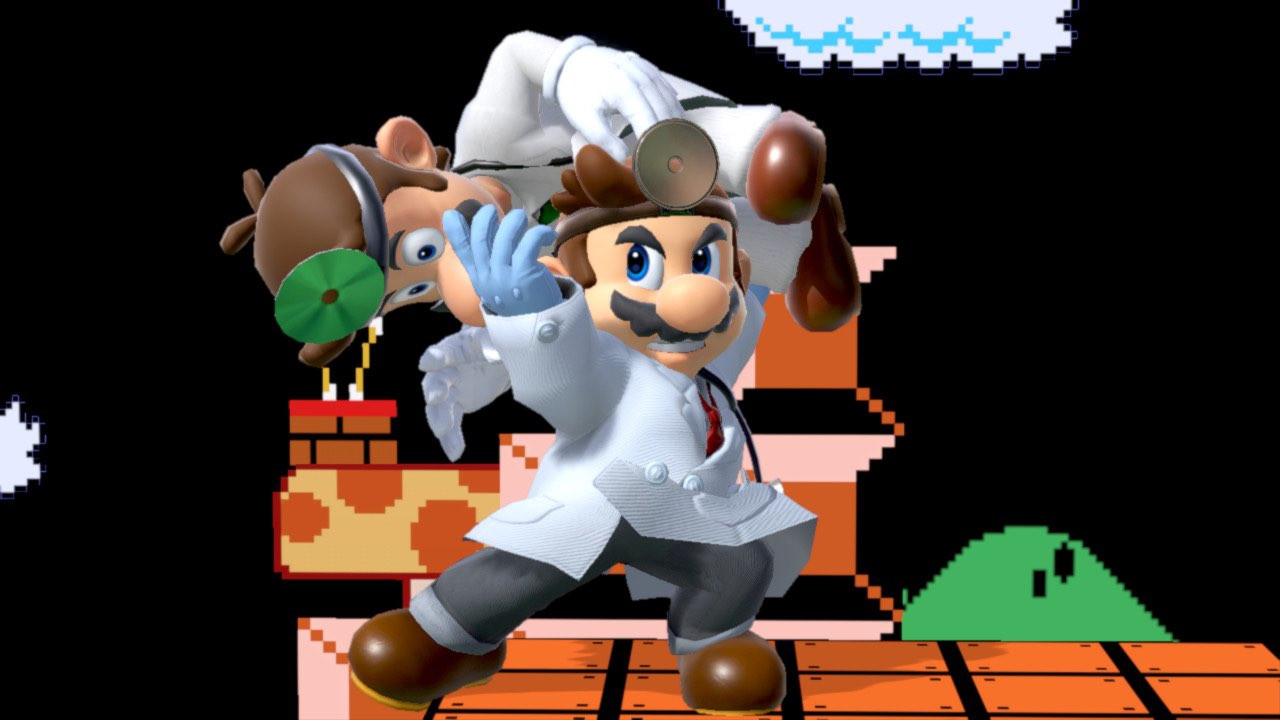 Dr Mario Retextured [super Smash Bros Ultimate] [mods]