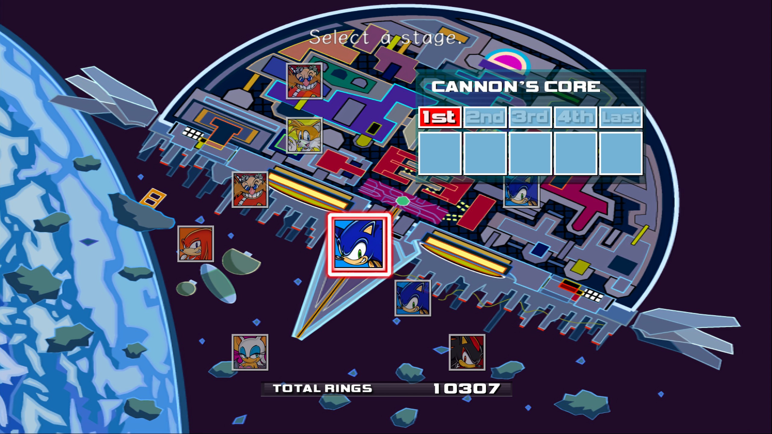 Unstretched Stage Select ARK Mod for Sonic Adventure 2 | SA2 Mods