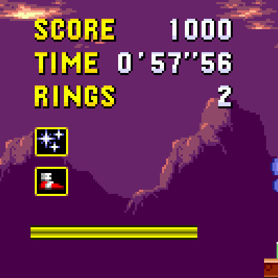 Power-up Timer Indicators [Sonic the Hedgehog Forever] [Mods]