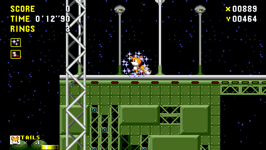 Power-up Timer Indicators [Sonic the Hedgehog Forever] [Mods]