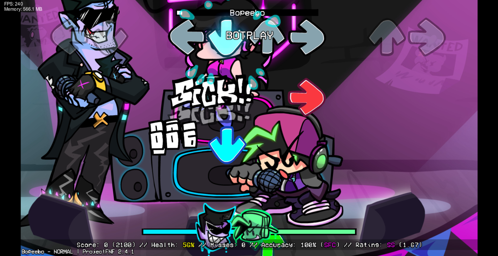 FNF-NEO Rechart(Spookeez demo) Mod for Friday Night Funkin' | FNF Mods