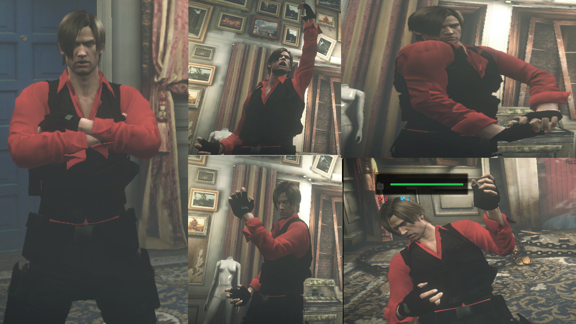 Coatless DMC Style Leon Mod for Resident Evil: Revelations 2 | RER2 Mods