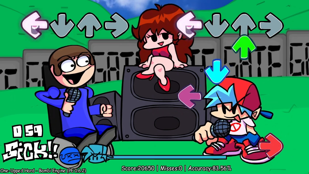 ONE-UPPED: Vs Dave Fan-song [Friday Night Funkin'] [Mods]