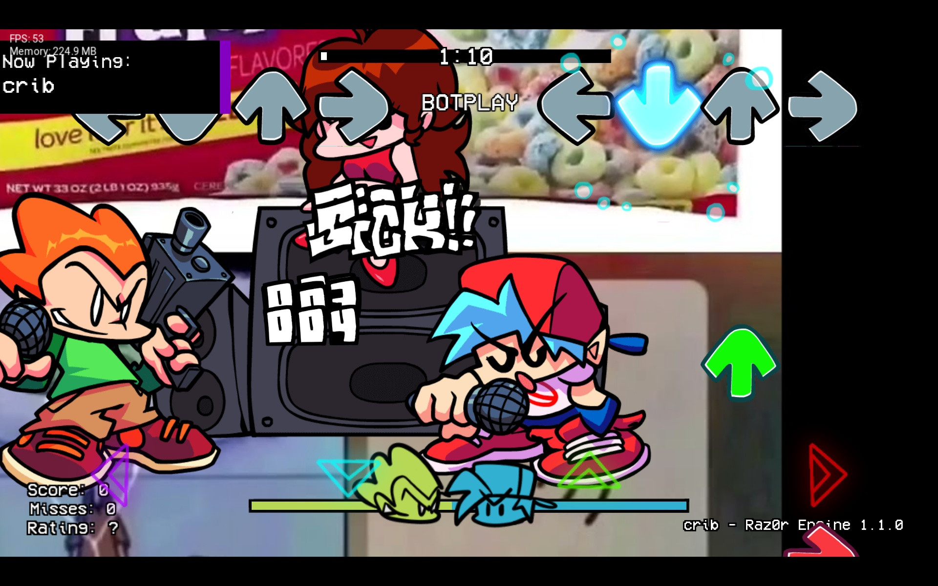 FNF: F*cked up in the crib [Friday Night Funkin'] [Mods]