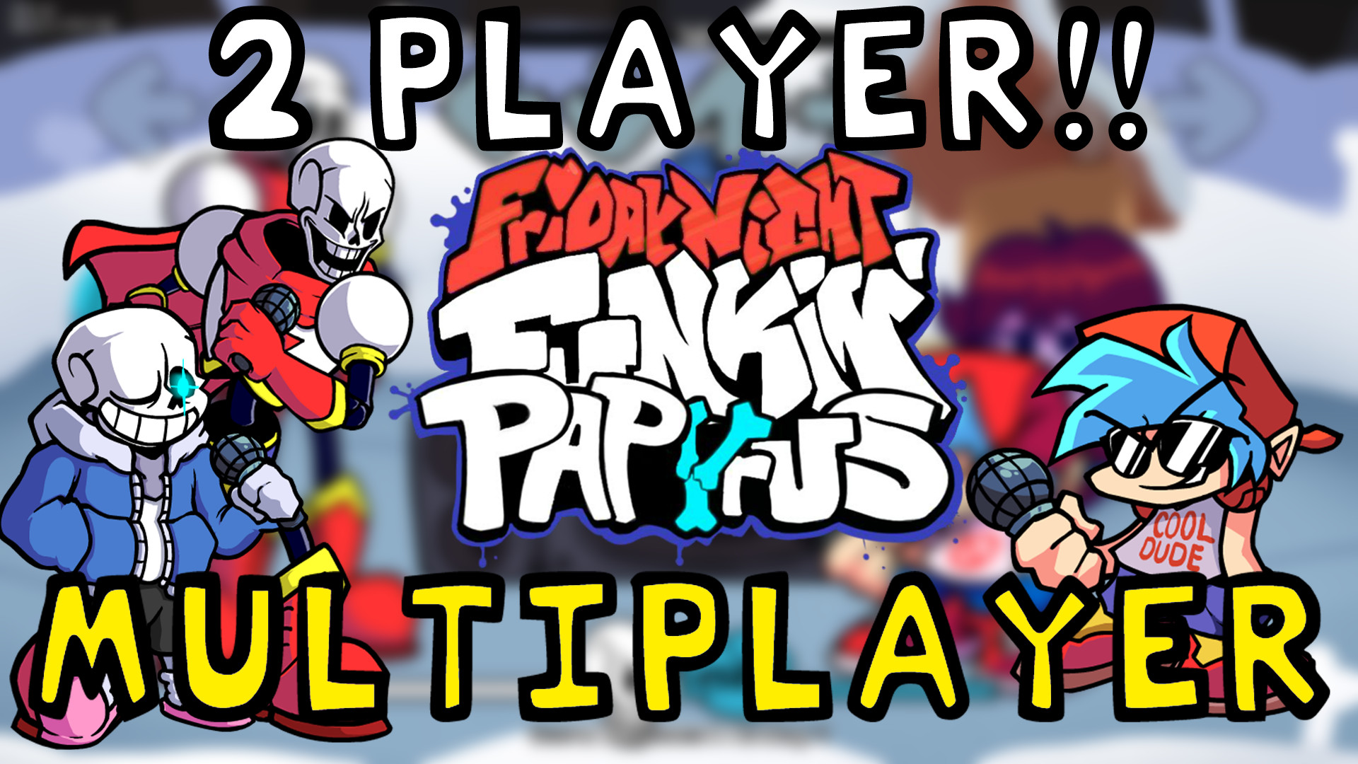 FNF Multiplayer The Great Papyrus Mod for Friday Night Funkin' | FNF Mods