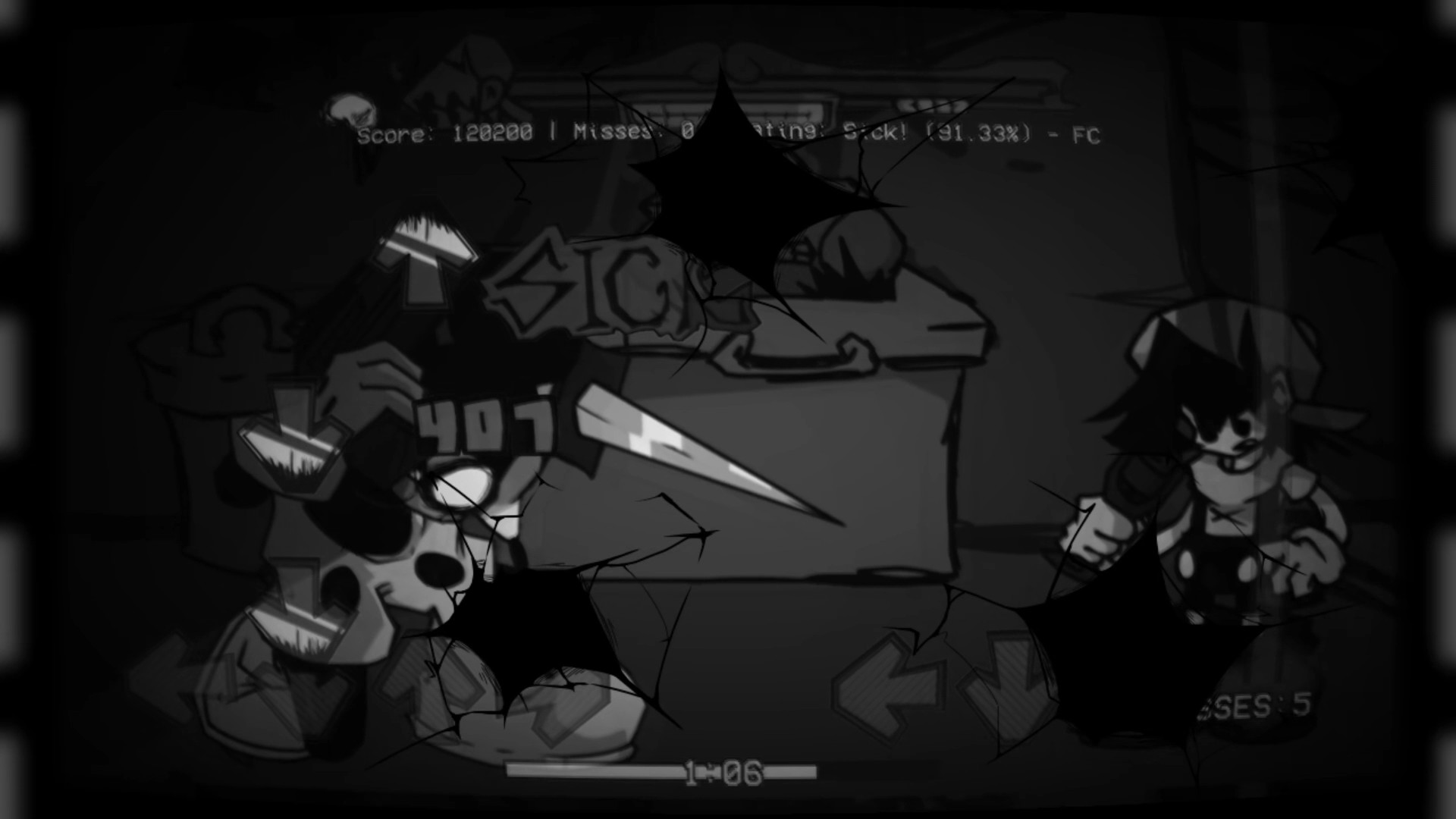 Mid Night Suffering V1 Mod for Friday Night Funkin' | FNF Mods