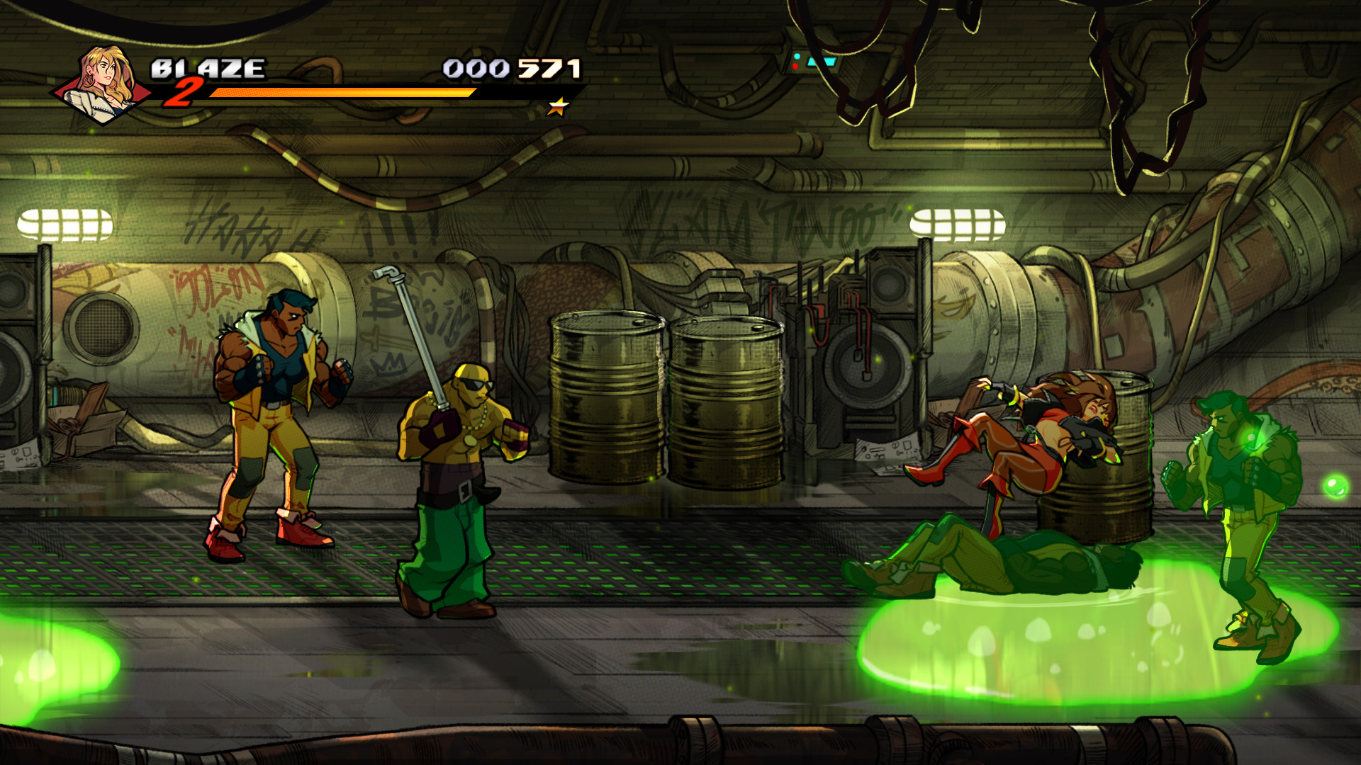 Blaze: Pantyhose throwback to SoR2 [Streets of Rage 4] [Mods]