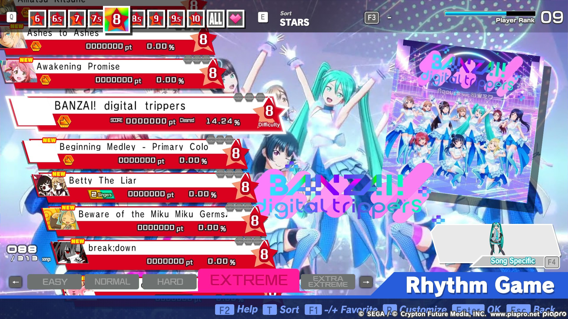 Love Live! "BANZAI! digital trippers" Custom Song Mod for Hatsune Miku: Project DIVA Mega Mix+ ...