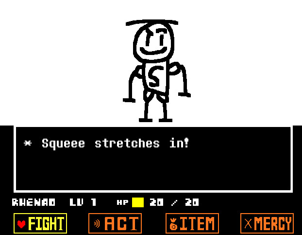 Squeee in Undertale [Create Your Frisk (Unitale)] [Mods]