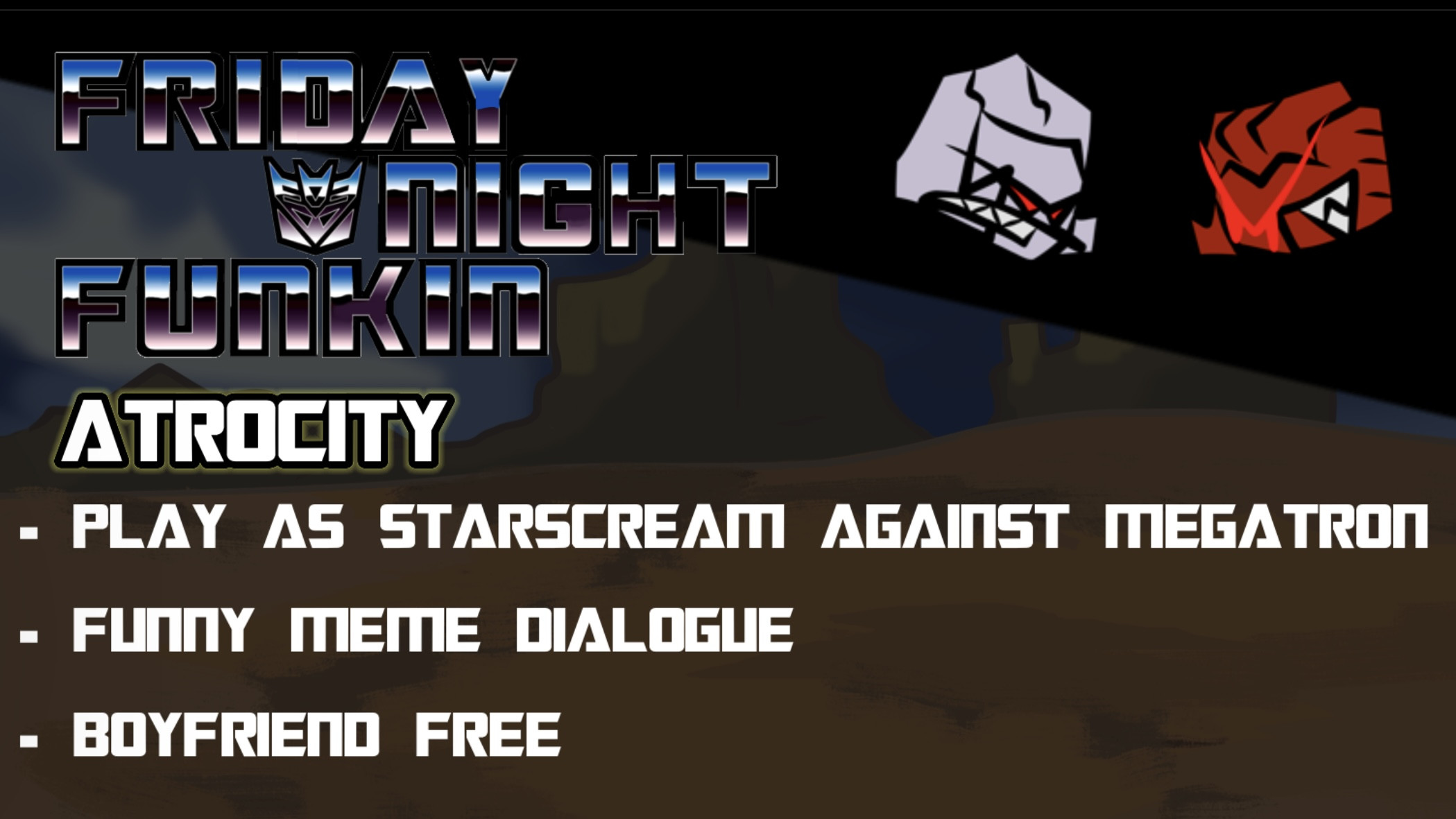 ATROCITY: THE G1 MIX - "The Bad Comedy Cover" [Friday Night Funkin'] [Mods]