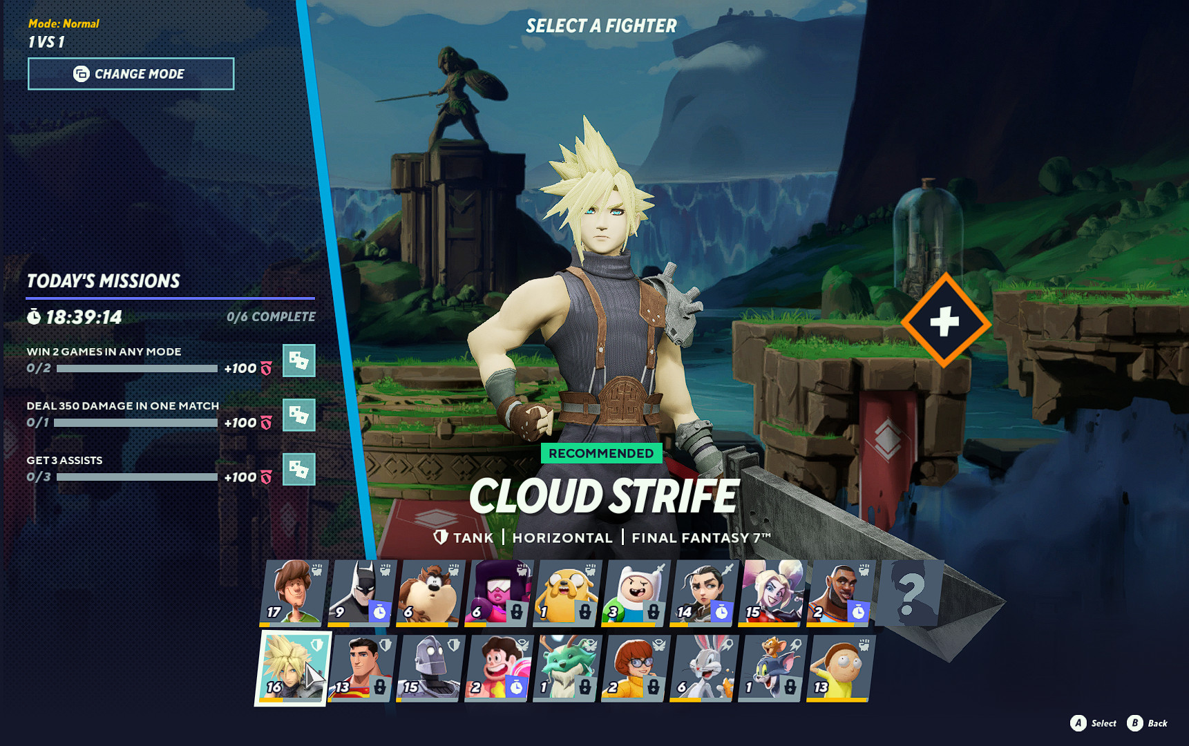 (SSBU) Cloud Over Wonder Woman Mod for MultiVersus | MVS Mods