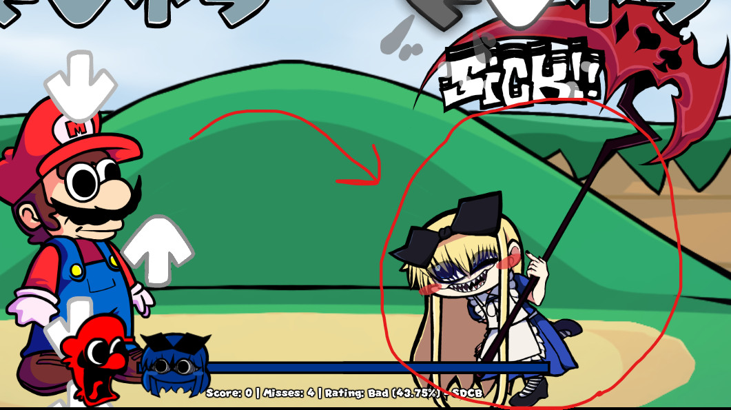 Playable Alice[Scythe][M&H] [PSYCH ONLY] [Friday Night Funkin'] [Mods]