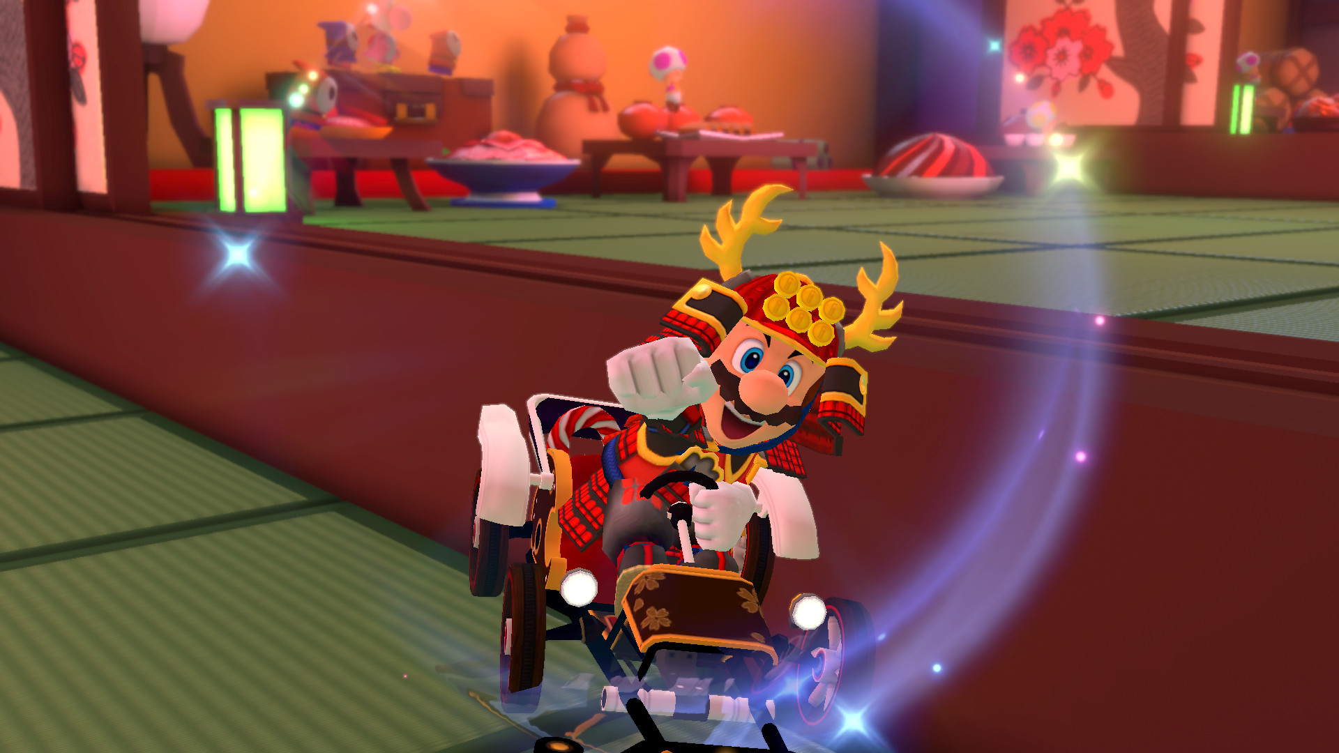 Samurai Mario from Mario Kart Tour Mod for Mario Kart 8 Deluxe | MK8D Mods