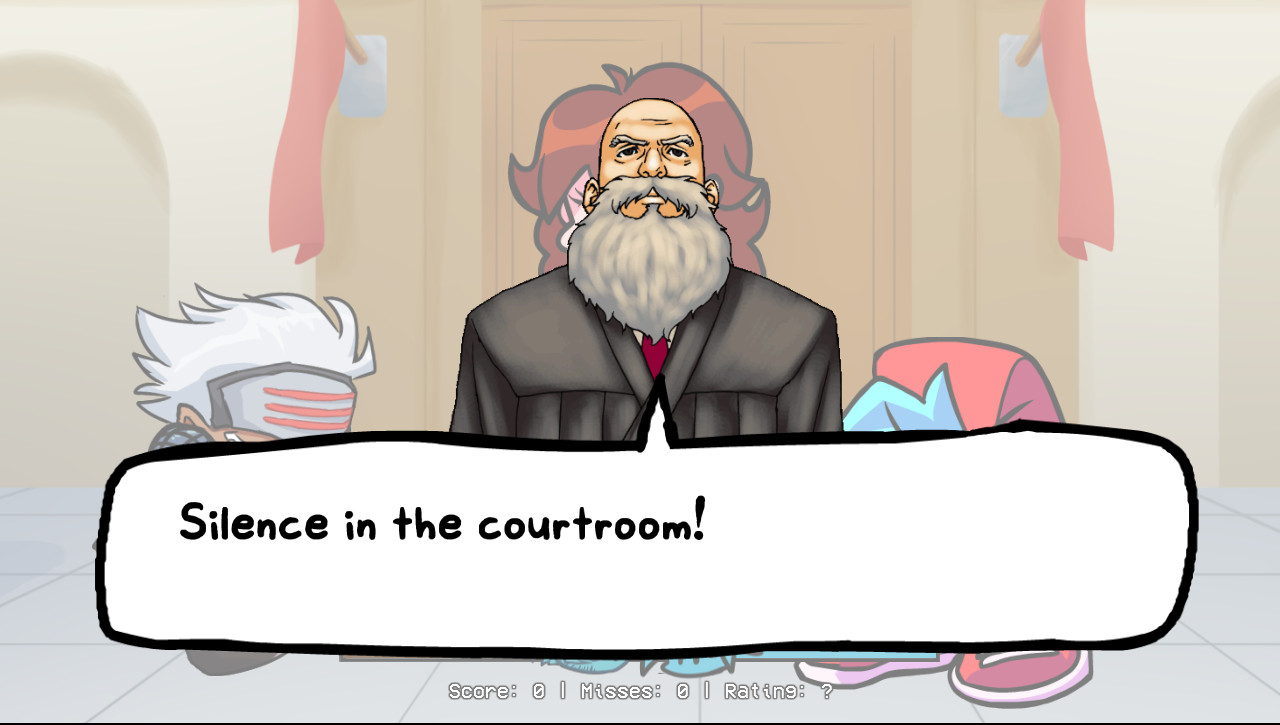 VS Godot Ace Attorney [FULL WEEK] [Friday Night Funkin'] [Mods]