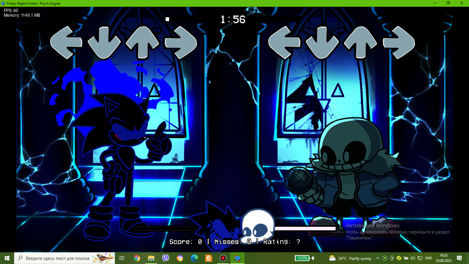 Uproar (Nightmare Sonic.EXE VS Sans) Mod for Friday Night Funkin' | FNF ...