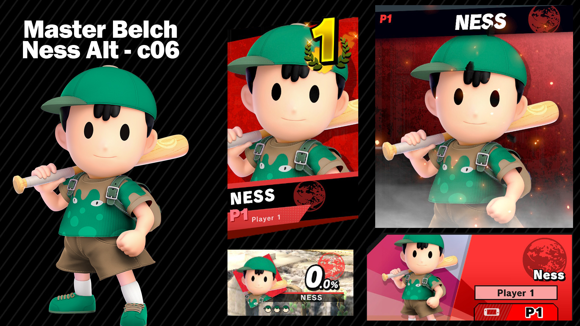 Accurate Master Belch Alt - Ness Mod for Super Smash Bros. Ultimate ...