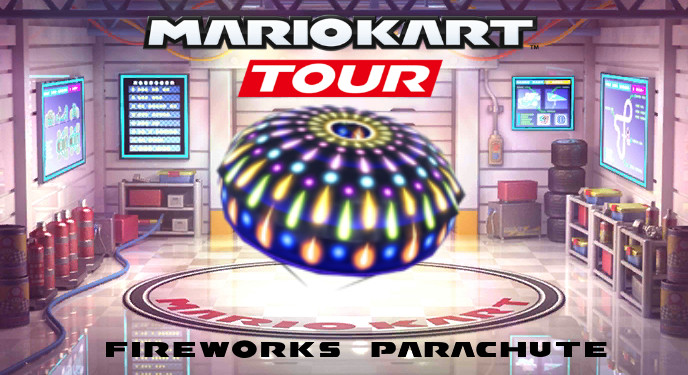 MKT Fireworks Parachute Mod for Mario Kart 8 Deluxe | MK8D Mods