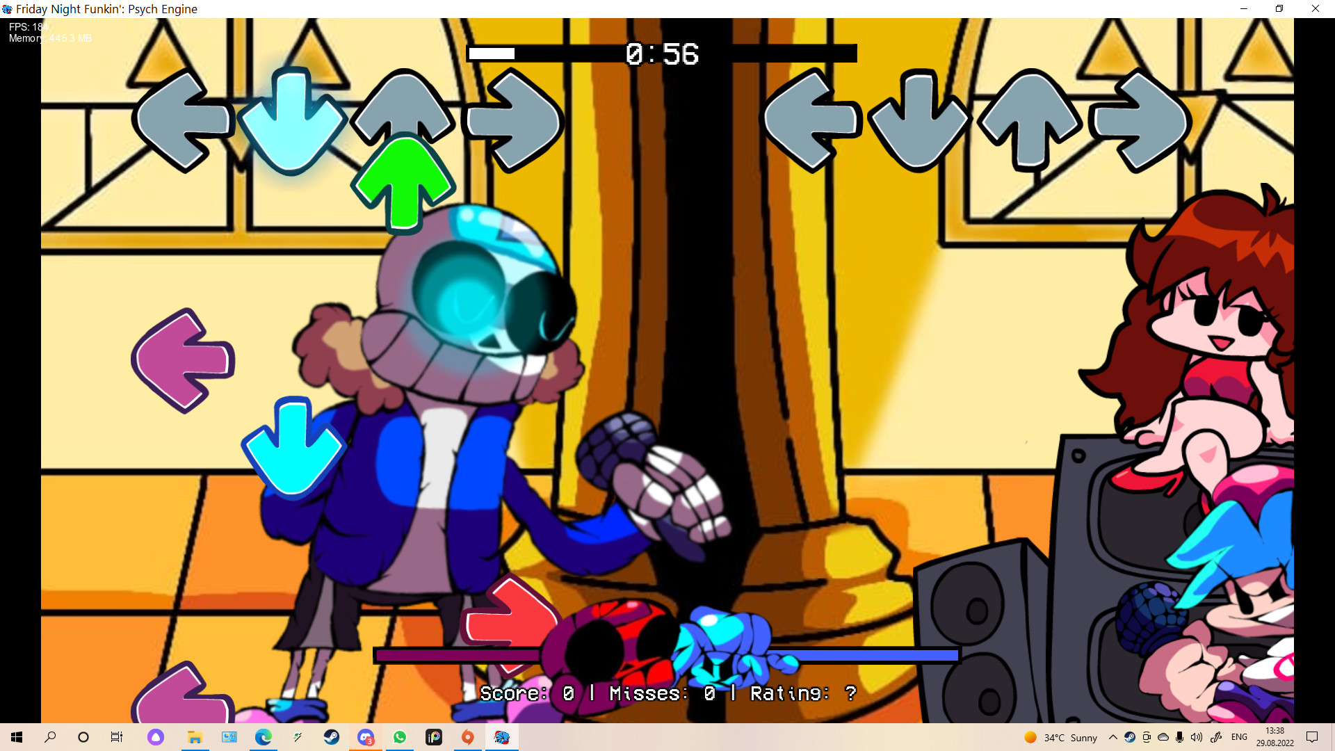 Vs Mister Sans Skeleton [Alpha] [Friday Night Funkin'] [Mods]