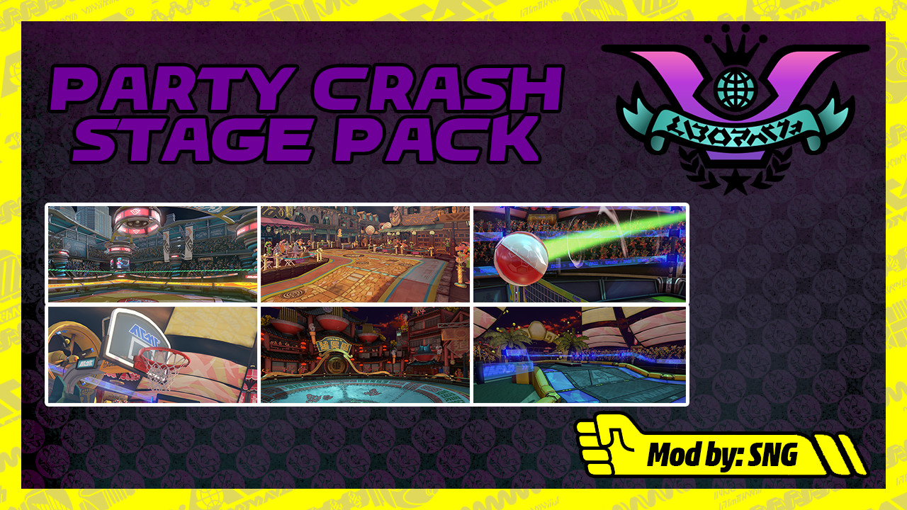 Party Crash Stage Pack [ARMS] [Mods]