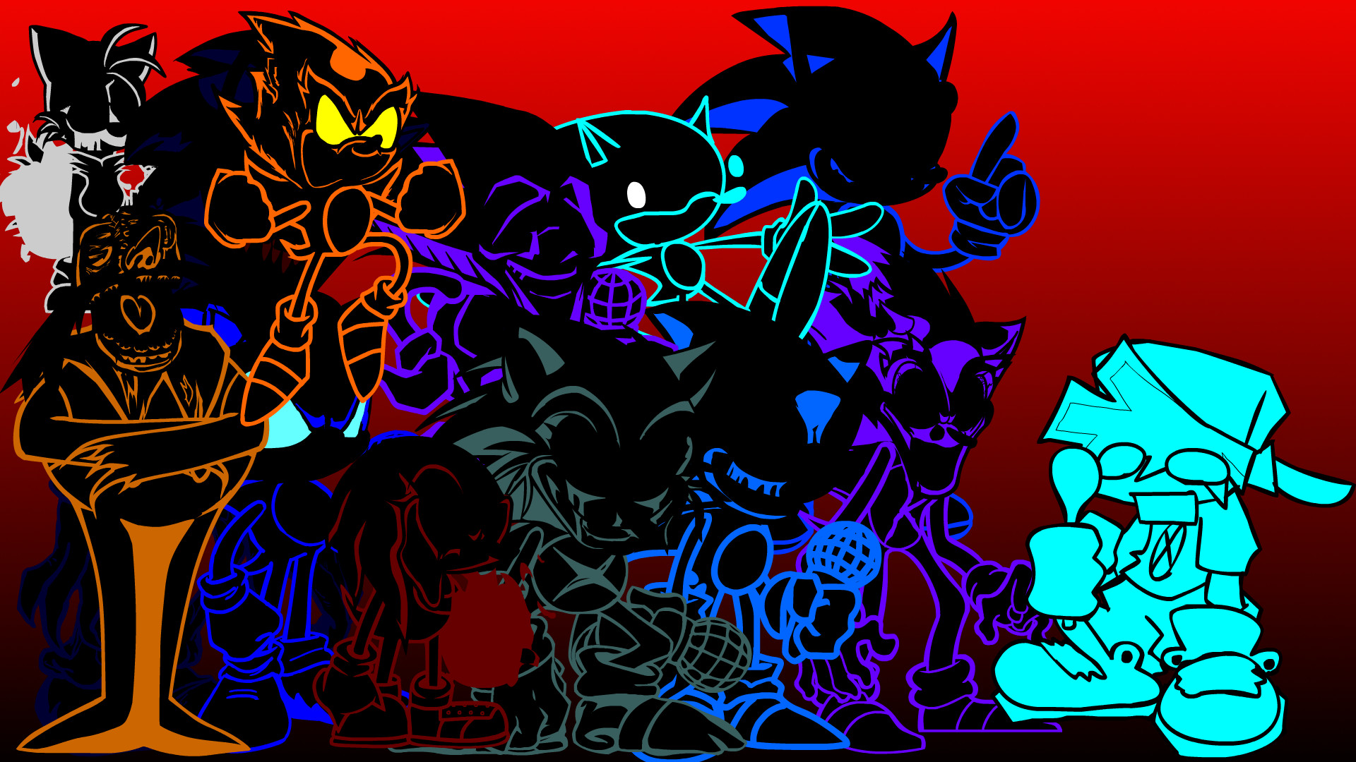 Friday Night Funkin' Nightmare Sonic.exe 2.0! Mod for Friday Night ...