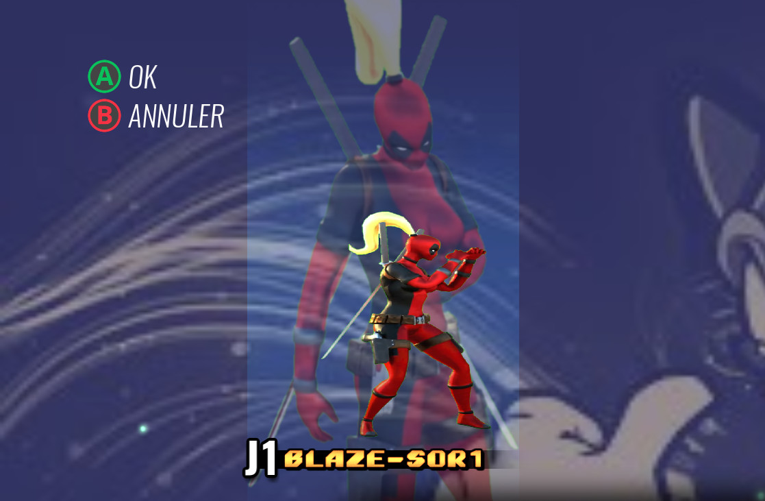 Lady Deadpool over BlazeSOR1 Mod for Streets of Rage 4 | SOR4 Mods