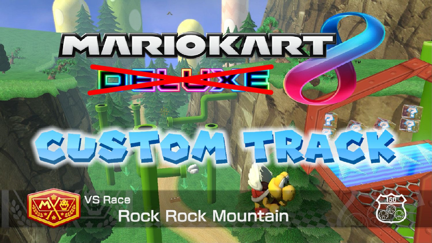 3DS Rock Rock Mountain Mod for Mario Kart 8 | MK8 Mods