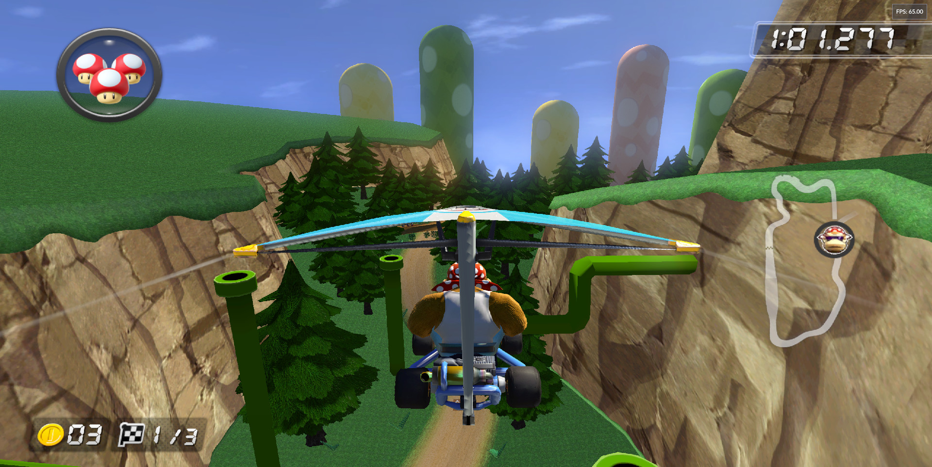 3DS Rock Rock Mountain Mod for Mario Kart 8 | MK8 Mods