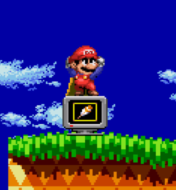 Super Mario Bros in Sonic CD & Custom Abilities Mod for Sonic CD (2011 ...