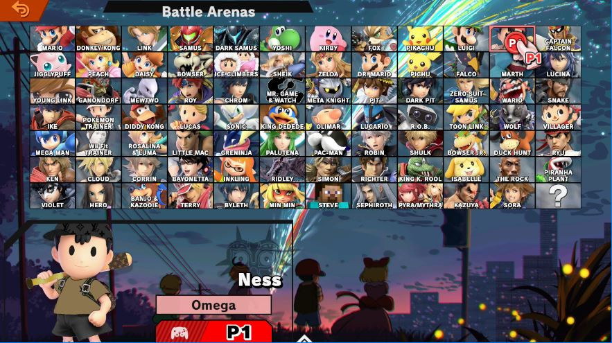 Earthbound Character Selection Screen (CSS) Mod for Super Smash Bros ...