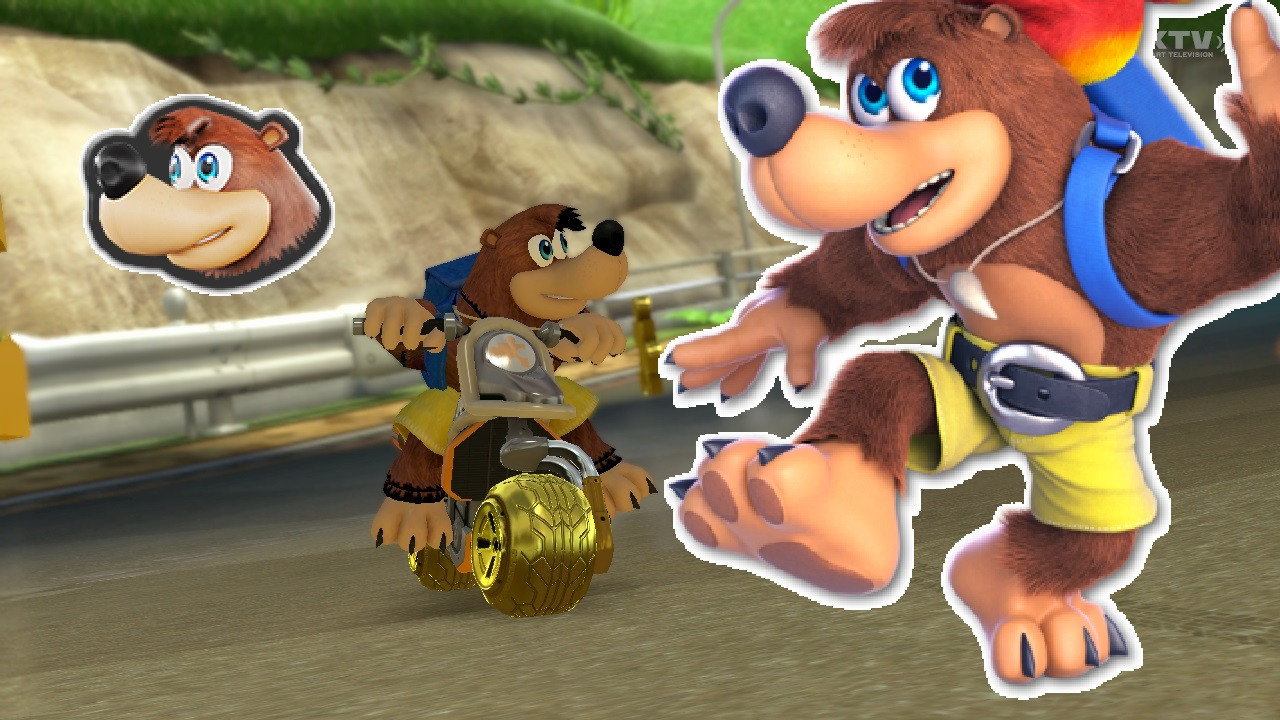 Smash Bros Ultimate Banjo Mod for Mario Kart 8 | MK8 Mods