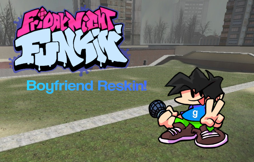Reskin Of Boyfriend [Friday Night Funkin'] [Mods]