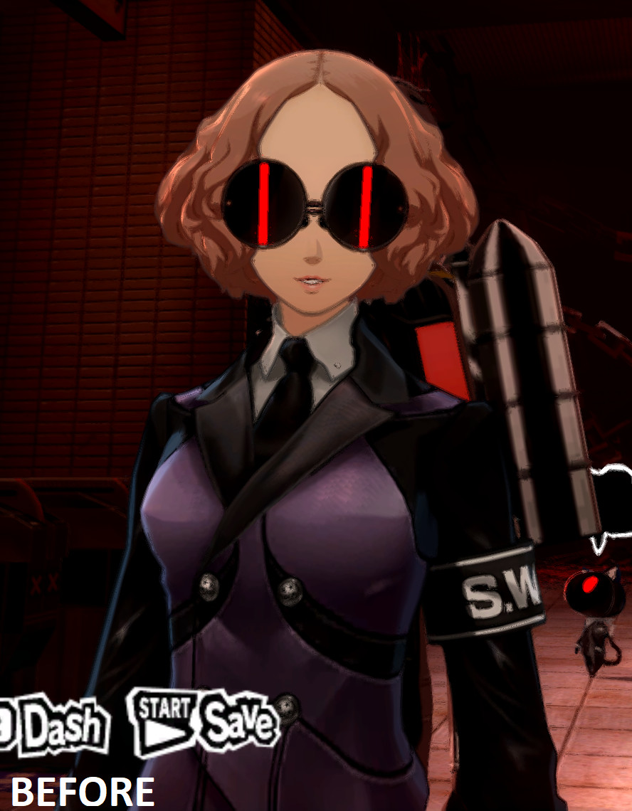 Haru Ops Visor Swap [Persona 5] [Mods]