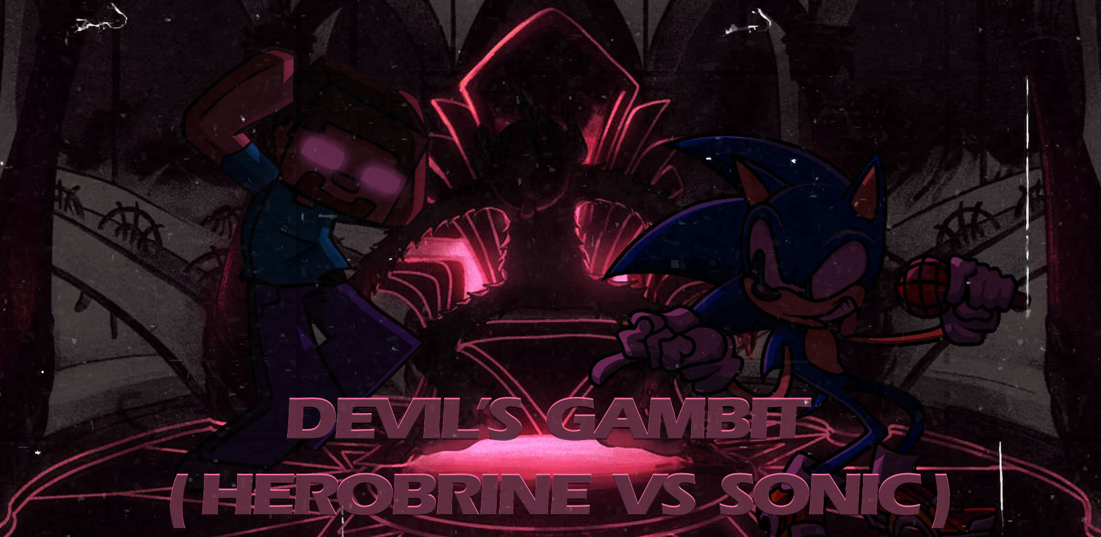 Devil's Gambit (Herobrine VS Sonic Agoti) Mod for Friday Night Funkin ...