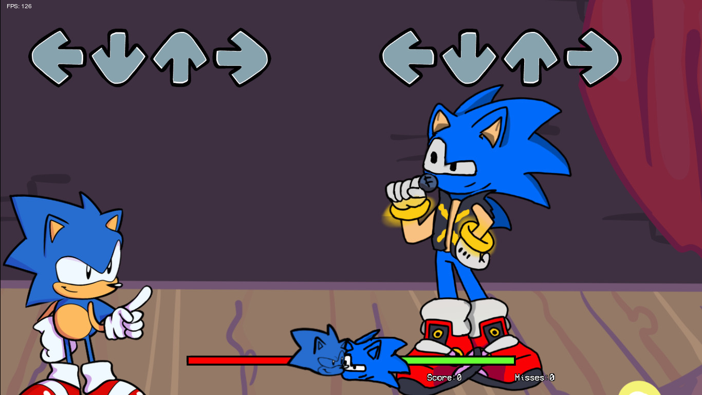 Minus Sonic V2 Mod for Friday Night Funkin' | FNF Mods
