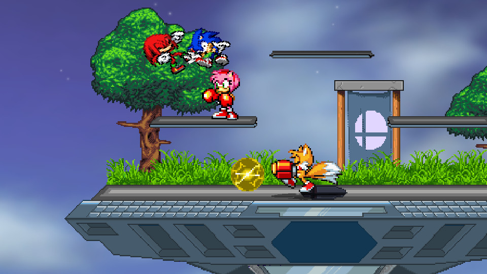 Battlefield with Trees Mod for Super Smash Bros. Crusade | SSBC Mods