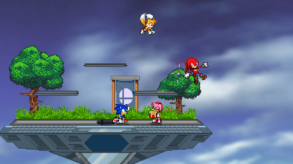 Battlefield with Trees Mod for Super Smash Bros. Crusade | SSBC Mods