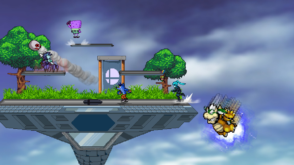 Battlefield with Trees Mod for Super Smash Bros. Crusade | SSBC Mods