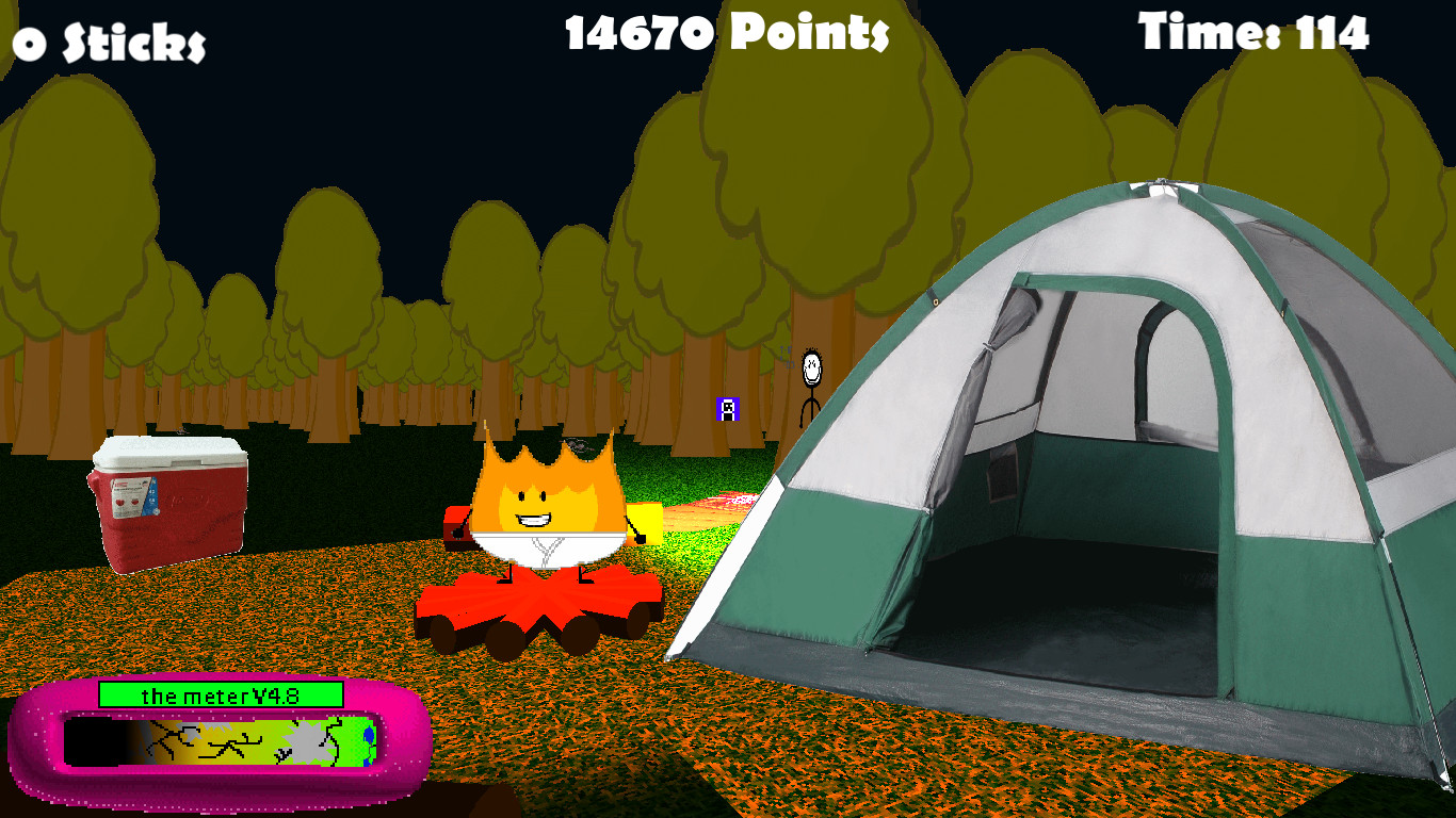 Bal Man's Super Epic Great & Fun Camping Game! [Baldi's Basics] [Mods]