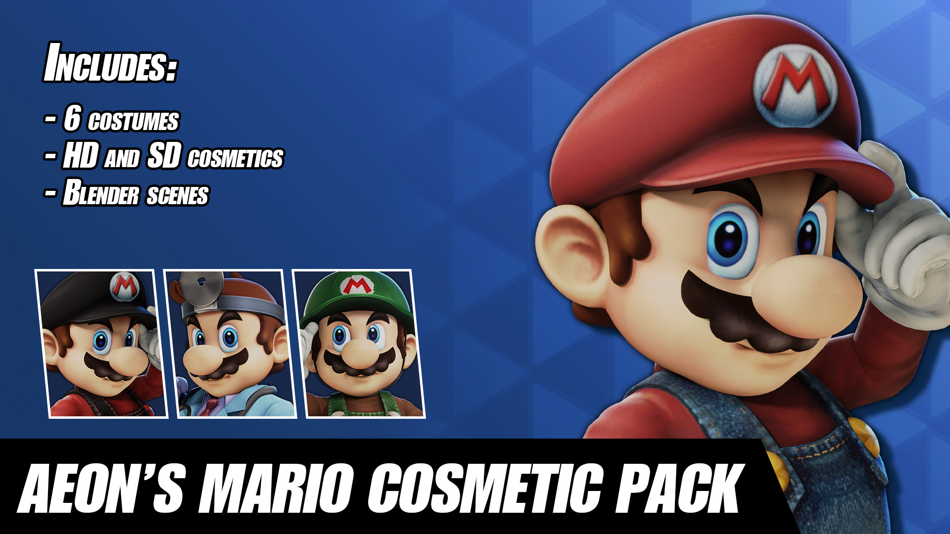 (Outdated) Aeon's Mario Cosmetic Pack Mod for Super Smash Bros. Brawl ...