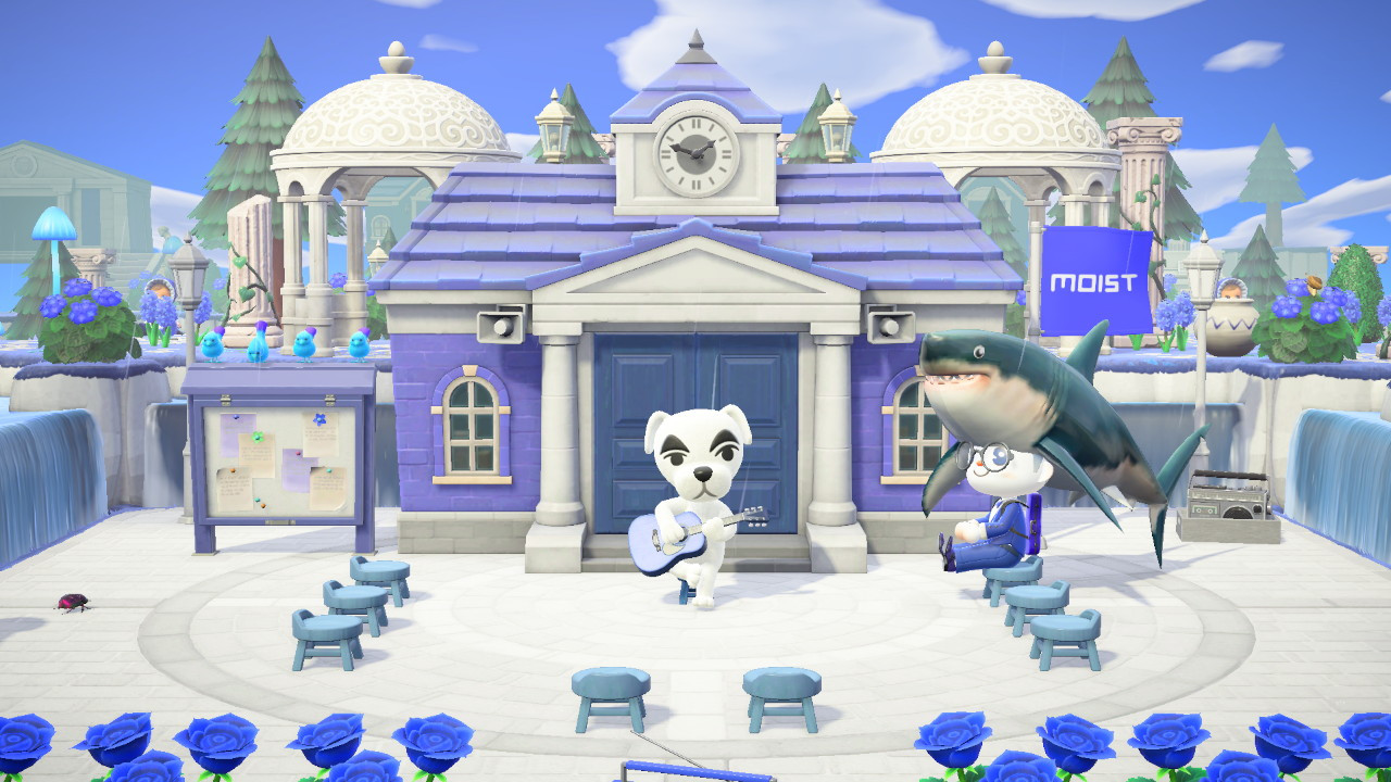 Blue Everything + Shark Hat Mod Mod for Animal Crossing: New Horizons ...