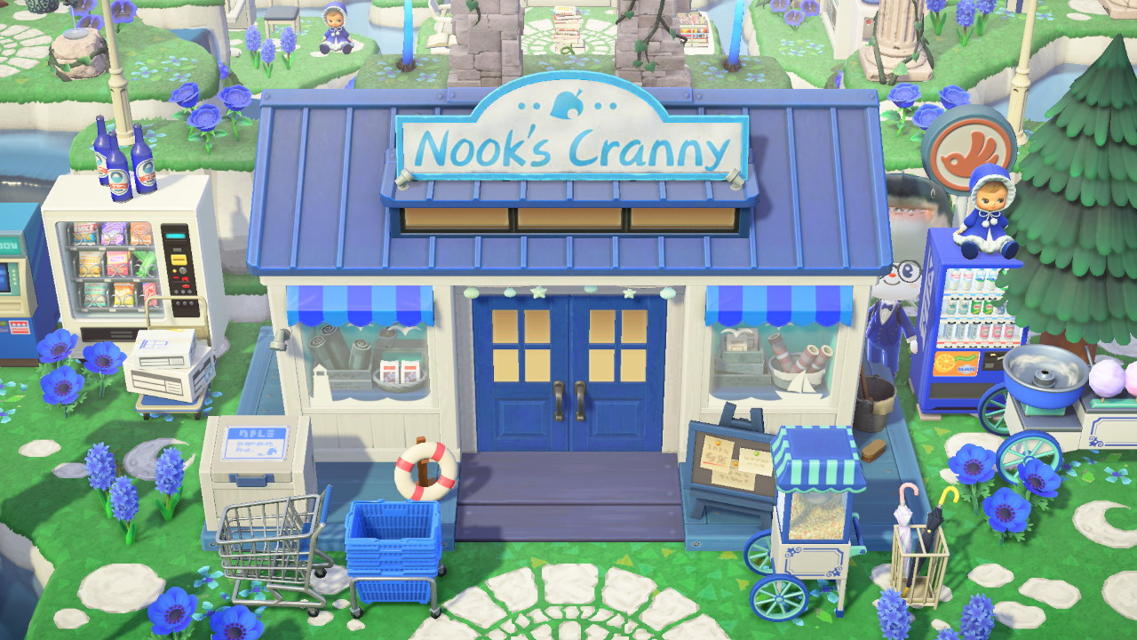 Blue Everything + Shark Hat Mod Mod for Animal Crossing: New Horizons ...