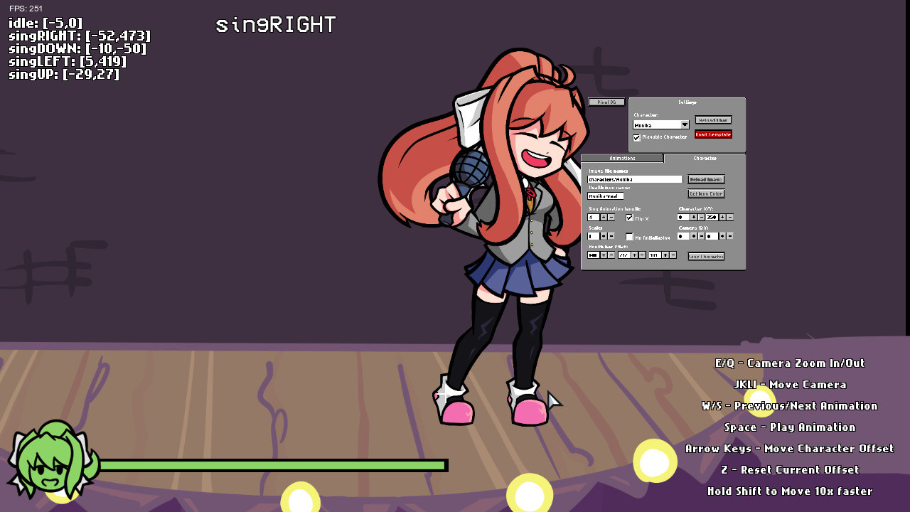 Playable Monika [Friday Night Funkin'] [Mods]